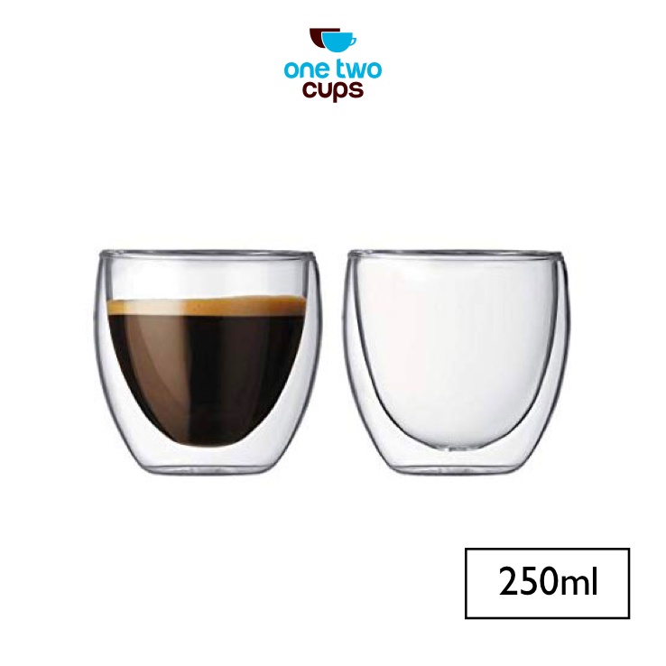 One Two Cups Gelas Double Wall Anti Panas Insulated Cup 250ml - One Two Cups | Alat Kopi Rumahan