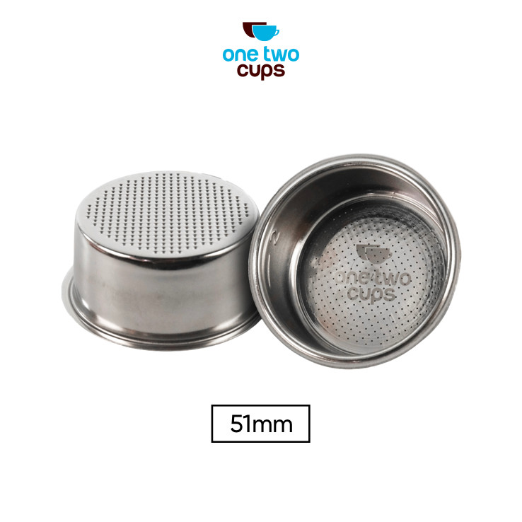 One Two Cups Filter Basket Portafilter Single Wall Breville 51mm - DL ...