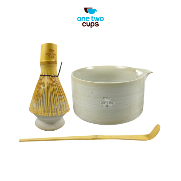 One Two Cups Set Mangkuk Teh Keramik Matcha Tea Chasen Chawan 4in1 ...