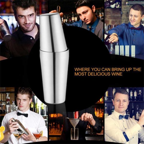 One Two Cups Cocktail Shaker Boston Stainless Steel 201 550/850ml - ZH ...