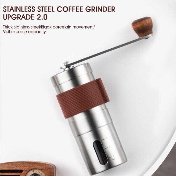 One Two Cups Alat Penggiling Kopi Manual Coffee Grinder Adjustable - ZX ...