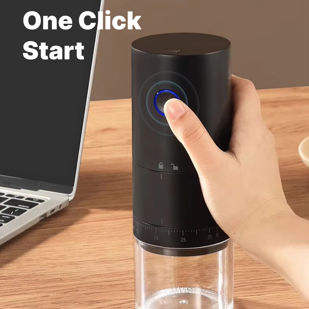 One Two Cups Penggiling Kopi Elektrik Portable Coffee Grinder 2000mAh ...