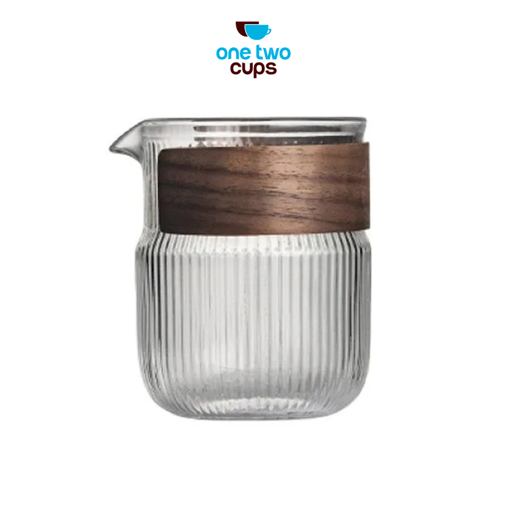 One Two Cups Gelas Kaca Aesthetic Pitcher Kopi Teh Borosilicate 300ml ...