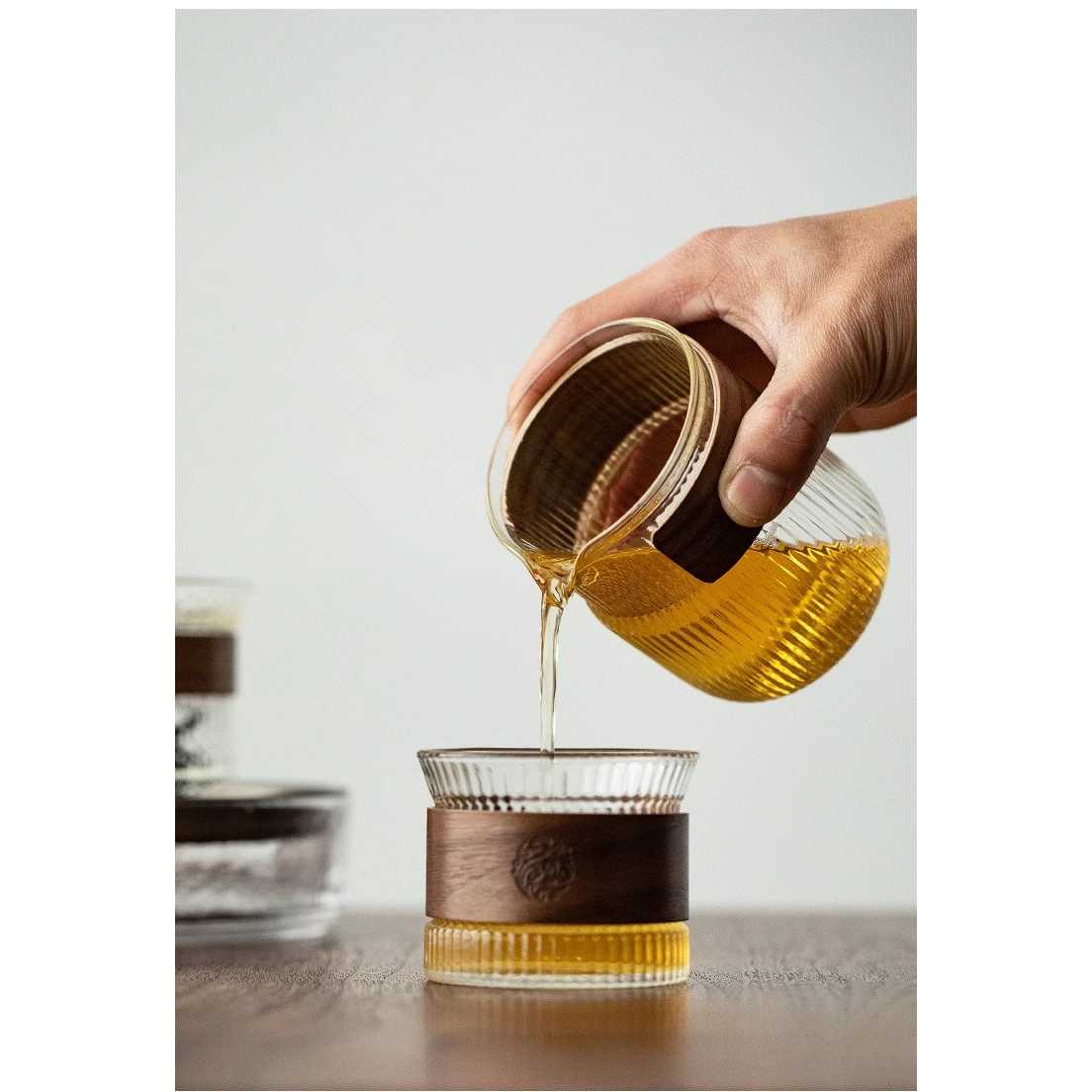 One Two Cups Gelas Kaca Aesthetic Pitcher Kopi Teh Borosilicate 300ml ...