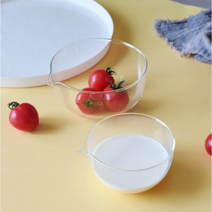 One Two Cups Mangkuk Teh Chawan Kaca Transparent Japanese Matcha Bowl ...