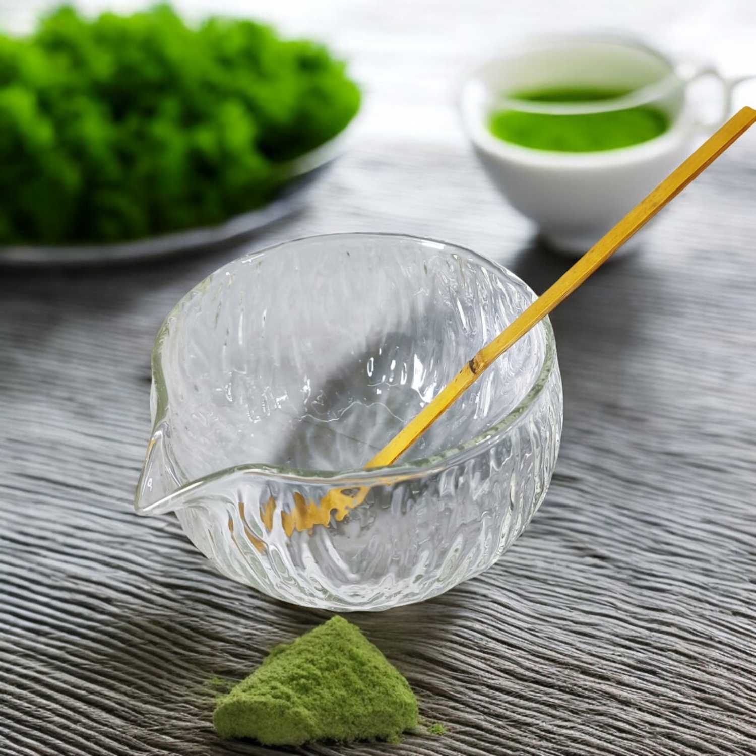 One Two Cups Matcha Set Chawan Chasen Stand Chashaku 470ml 4 PCS ...